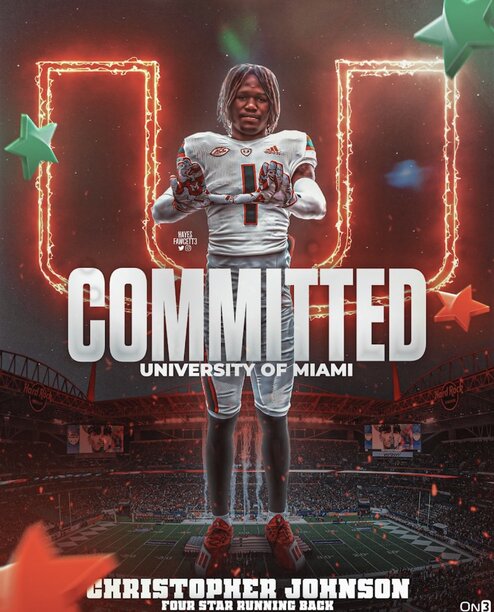 Chris Johnson, Jr. commits to Canes | CanesInSight