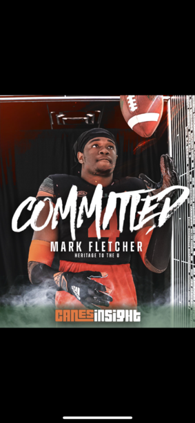 Mark Fletcher commits to Miami | CanesInSight