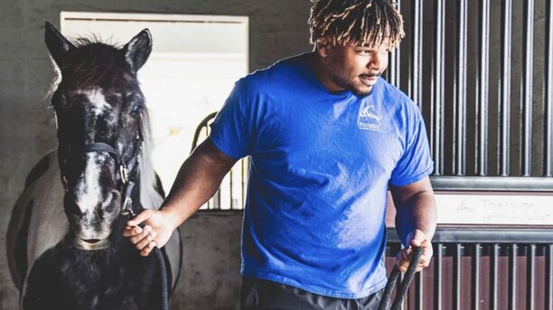 DT Marley Cook shares lifelong love of horses with children in need ...
